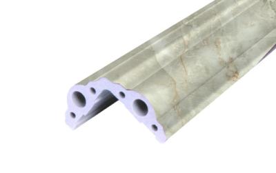Cina Struttura di modellatura del marmo del Faux della schiuma di profili del PVC del lusso ignifuga in vendita