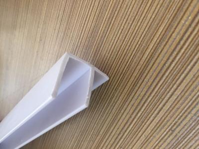 China Grain PVC Extrusion Profiles Glossy Surface Finish Low Maintenance for sale