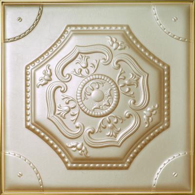Cina Mattonelle di legno 500x500x3 d'imitazione millimetro dei pannelli di parete del cuoio del fondo 3D di corridoio in vendita