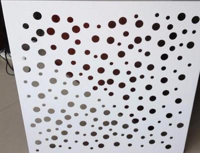 Cina Il soffitto perforato del metallo dell'edificio per uffici piastrella il rivestimento a prova di fuoco della polvere in vendita