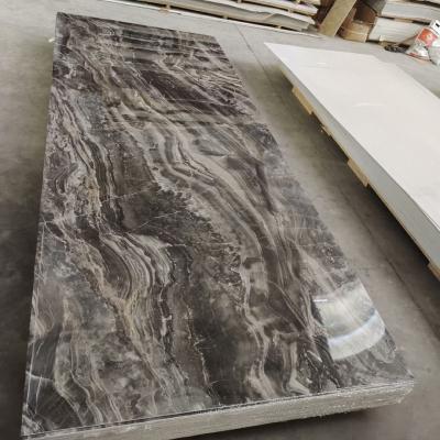 China 2.44M Decorative PVC Wall Panel Home Commercial Fireproof Pvc Sheet for sale