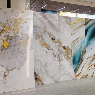 China High Glossy Uv Marble Sheet Pvc Wall Panels Ceiling Board Water Proof for sale