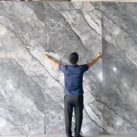 Quality Bamboo Carbon Crystal Plate Wall Panel Rock Fiber Slab Slabs Charcoal Board Wall for sale