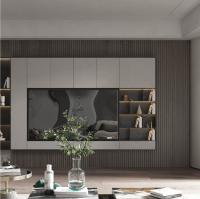China Gray 3d Fluted Wall Panel 150mm 17mm Plastic Wood Effect Cladding for sale