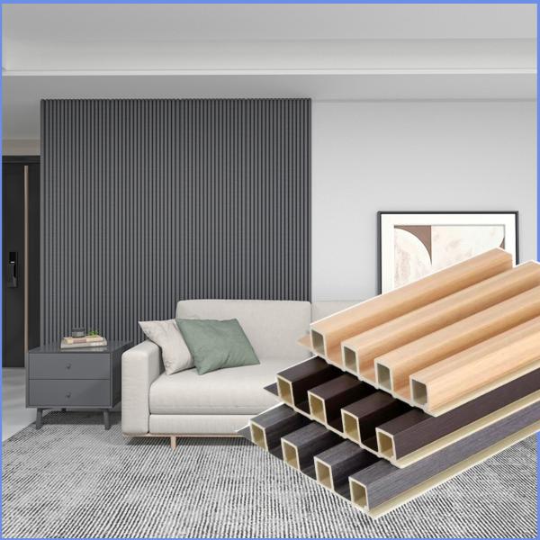Quality Home Office Fluted Wall Panel Modern Pvc Wall Cladding Sheets 8x4 for sale