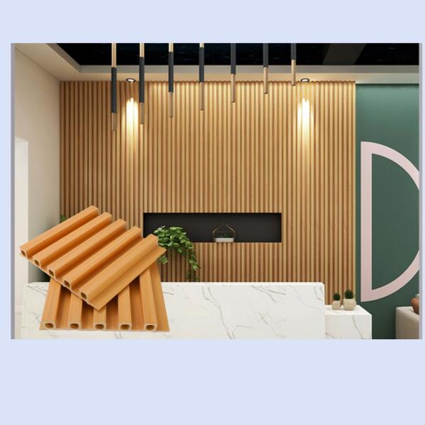 Quality Home Office Fluted Wall Panel Modern Pvc Wall Cladding Sheets 8x4 for sale