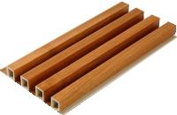 China Stripes Plaid Pvc Fluted Wall Panel Wpc Plastic Cladding Sheets 2.9m for sale