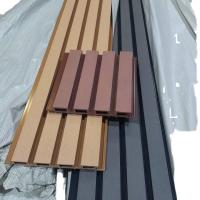 Quality Anti Static Outdoor Wall Panel 219mm Plastic Composite Wall Panels Grooved for sale