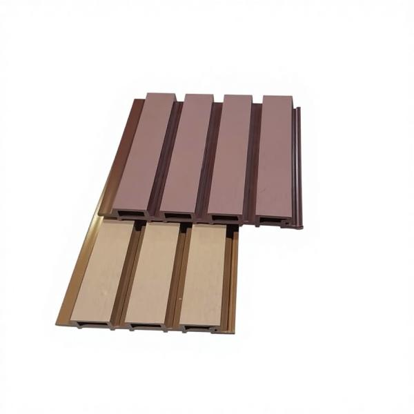 Quality Anti Static Outdoor Wall Panel 219mm Plastic Composite Wall Panels Grooved for sale