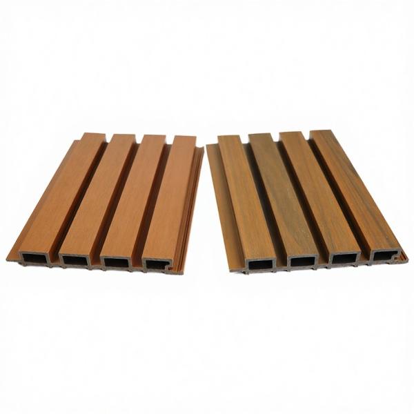 Quality Anti Static Outdoor Wall Panel 219mm Plastic Composite Wall Panels Grooved for sale