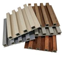 Quality 100% Recyclable Pvc Fluted Panel Oak School Acoustic Slat Wood Wall Panels for sale