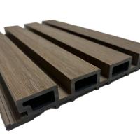 Quality Grille Outdoor Wall Panel Pvc Fluted Slat Wpc Exterior Wood Plastic Composite for sale