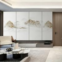 China 3D Printing Pvc Wall Panel Ceiling High Hardness Smokeproof 4x8 Pvc Panels for sale