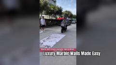 Premium 3D Marble Wall Panels Easy Installation