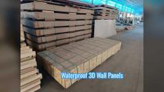 3D Wall Panels Eco Friendly Waterproof Decor