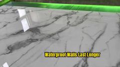 Waterproof PVC Wall Panels Durable & Fire Resistant