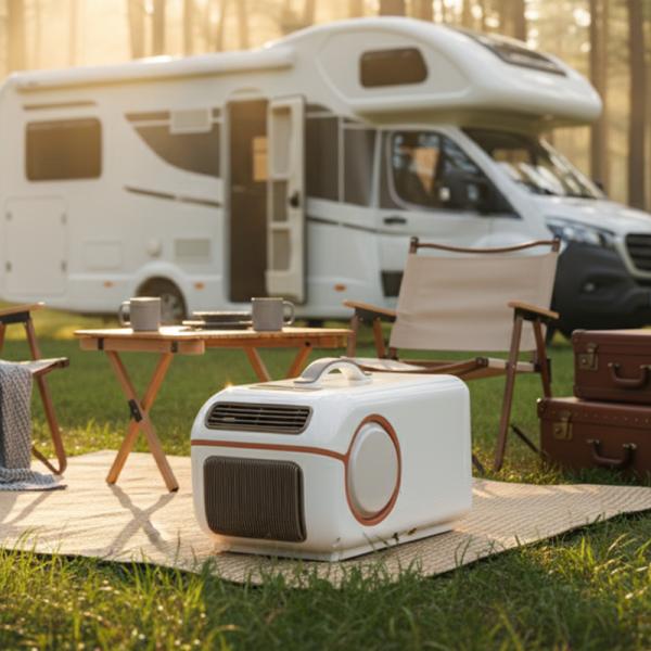 Quality Compact Camping Air Conditioner DC AC Powered Instant Cooling Portable AC for sale