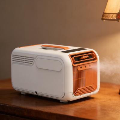 China Mist Portable Table Top Air Conditioner Quiet Small Office AC Unit Lightweight for sale