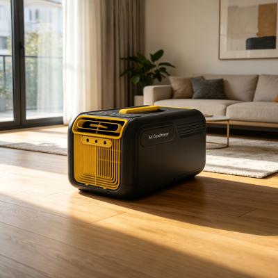 China 4800BTU Spray Forced Cooling 3m Whole Room Cooling Portable Air Conditioner with Misting Function for sale