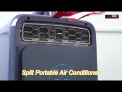 55 db portable split type air conditioner 220v / 110v portable ac for car camping