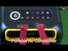 solar panel compressor cooling portable air conditioner voice control long wind 3m