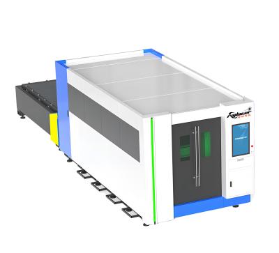 Cina 6.56 piedi x 13,12 piedi Fibra Laser Cutting Machine per e velocità di taglio risultati in vendita