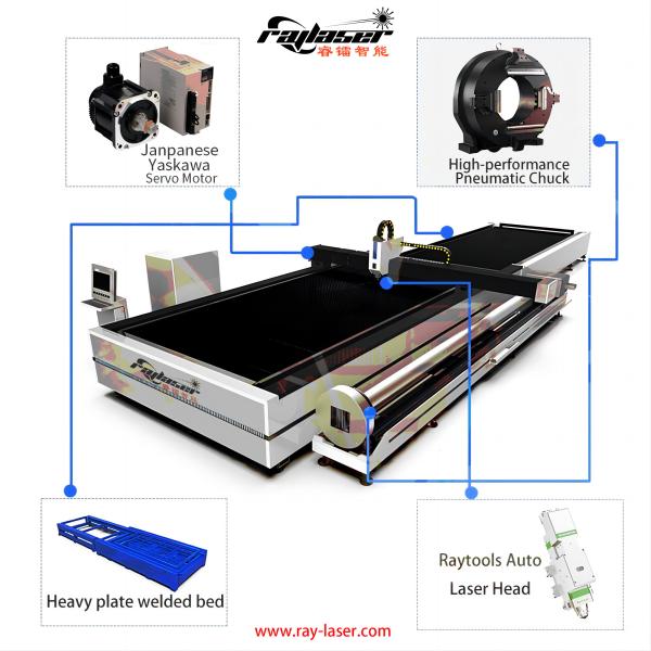 Quality Advanced Laser Cutting Tube and Sheet Fiber Laser Cutter 1500W 3000W IPG Max for sale
