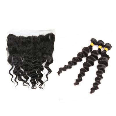 Cina Tessuto vergine indiano crudo naturale Wave sciolto dei capelli umani senza processo chimico in vendita