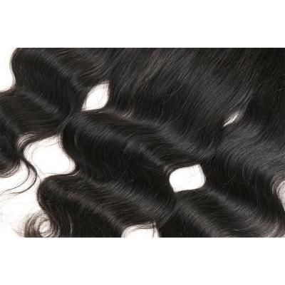 Cina Estensioni genuine dei capelli della chiusura del pizzo di Wave del corpo con servizio dell'OEM dei capelli del bambino in vendita