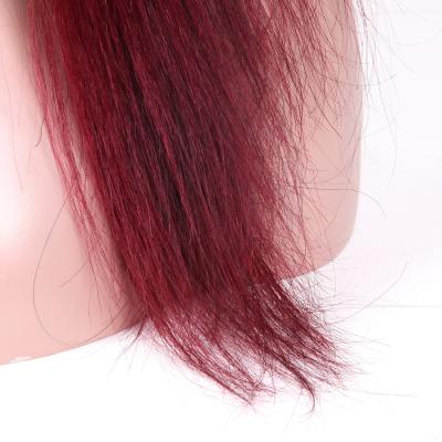Cina Parrucche vergini genuine del pizzo dei capelli, nere ai capelli umani di Remy delle parrucche rosse del pizzo in vendita