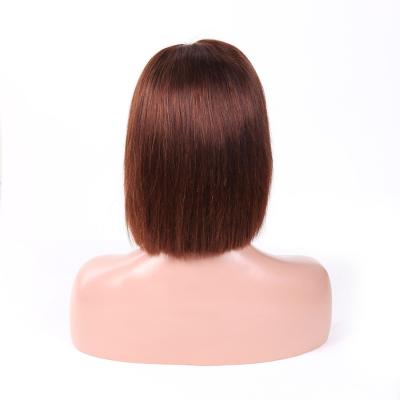 China Raw Short Custom Full Lace Wigs Human Hair Bob Style No Synthetic Hair for sale