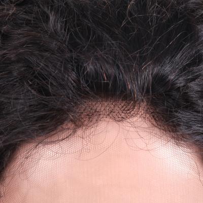 Cina Servizio riccio crespo dell'OEM di Glueless del pizzo delle parrucche piene nere naturali dei capelli umani in vendita