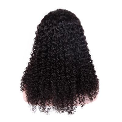 Cina Capelli umani Jerry delle parrucche piene brasiliane non trattate del pizzo riccio nessun groviglio in vendita