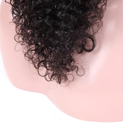 Cina Capelli umani Jerry delle parrucche piene brasiliane non trattate del pizzo riccio nessun groviglio in vendita