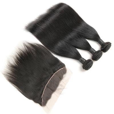 Cina I capelli umani indiani molli 9A impacchettano, nodi candeggiati chiusure indiane vergini dei capelli in vendita