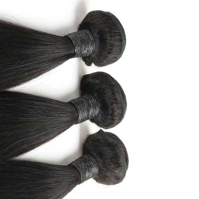 Cina I 3 pacchi reali di capelli vergini diritti tessono/diritto delle estensioni dei capelli umani in vendita