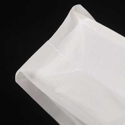 Cina Bustina di tè su ordinazione biodegradabile stampata abitudine di Kraft del fondo piatto del sacchetto della borsa della chiusura lampo in vendita