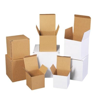 China Custom Packaging Paper Box Folding Kraft Paper Carton Pattern Printing  Corrugated Paper Box for sale