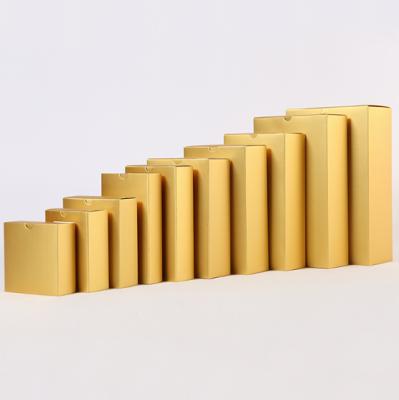 China Golden Luxe Foldable Paper Boxes Kraft Cardboard Slide Out Drawer Sliding Drawer Box for sale