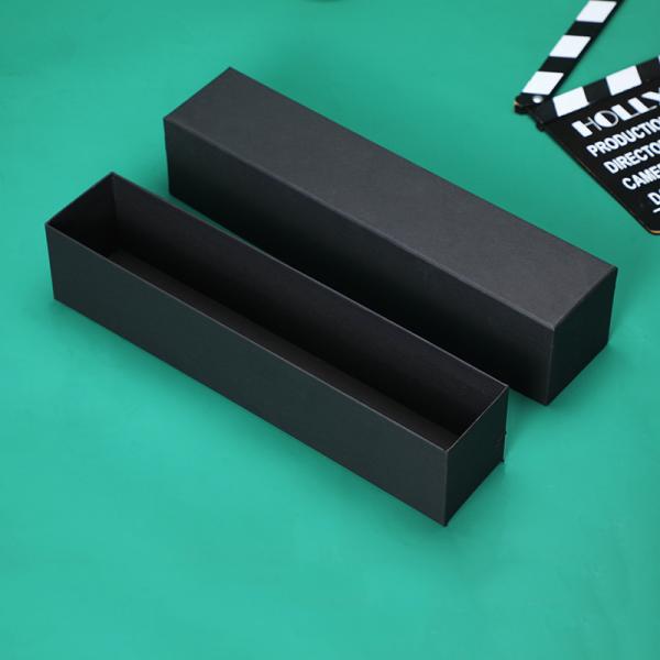 Quality Portable Rectangular Corrugated Display Boxes Black Umbrella Packaging Box for sale