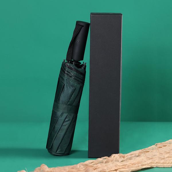 Quality Portable Rectangular Corrugated Display Boxes Black Umbrella Packaging Box for sale