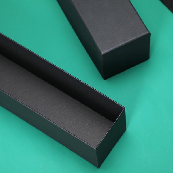 Quality Portable Rectangular Corrugated Display Boxes Black Umbrella Packaging Box for sale