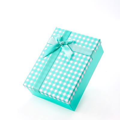 China Screen Printing Fold Open Gift Box Checkered Foldable Boxes With Lids Party Ready Presentation for sale