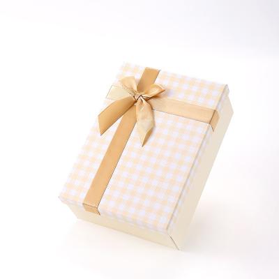 China Screen Printing Fold Open Gift Box Checkered Foldable Boxes With Lids Party Ready Presentation for sale