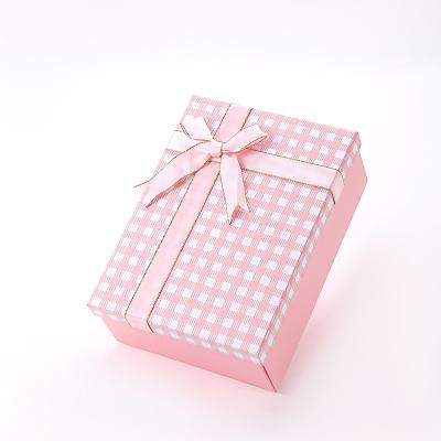 China Screen Printing Fold Open Gift Box Checkered Foldable Boxes With Lids Party Ready Presentation for sale