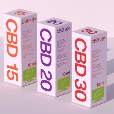 China Foiling UV Printing Cosmetic Packaging Box Custom Logo Essential Oil Packaging Box for sale