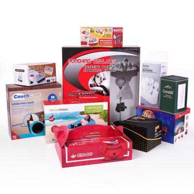 China Paper Custom Packaging Boxes Moisture Proof  White Cardboard Packaging Box for sale