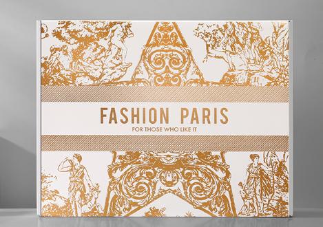 Quality Customized Size White Corrugated Gift Boxes Gold Foil Stamped Shipping Box for sale