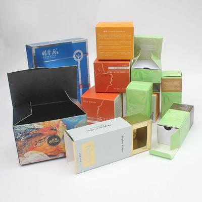 China Laminating Embossing Luxury Cosmetic Packaging Boxes Chipboard Medicine Packaging Boxes for sale