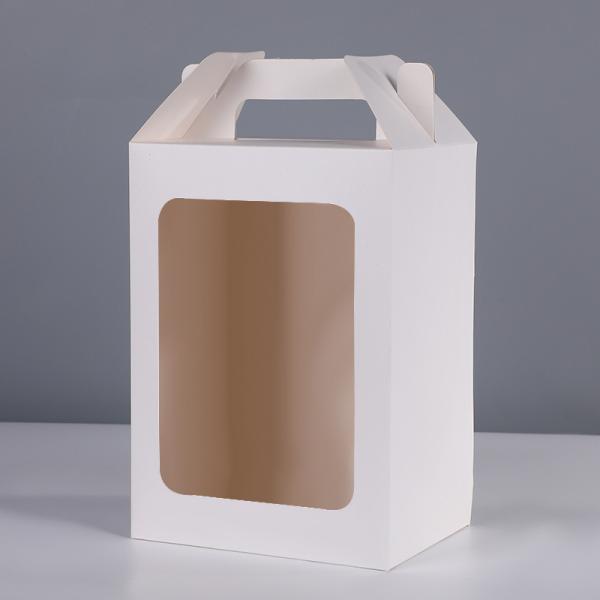 Quality White Black Brown Corrugated Display Boxes Clear Windowed Gift Box for sale